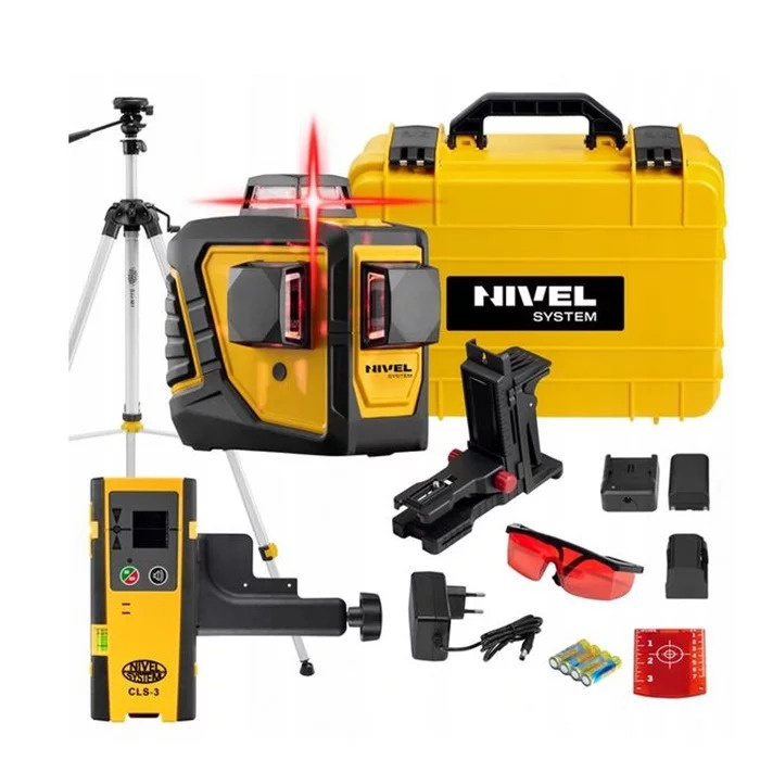 Laser krzyżowy Nivel System CL3D zestaw | Pewextools